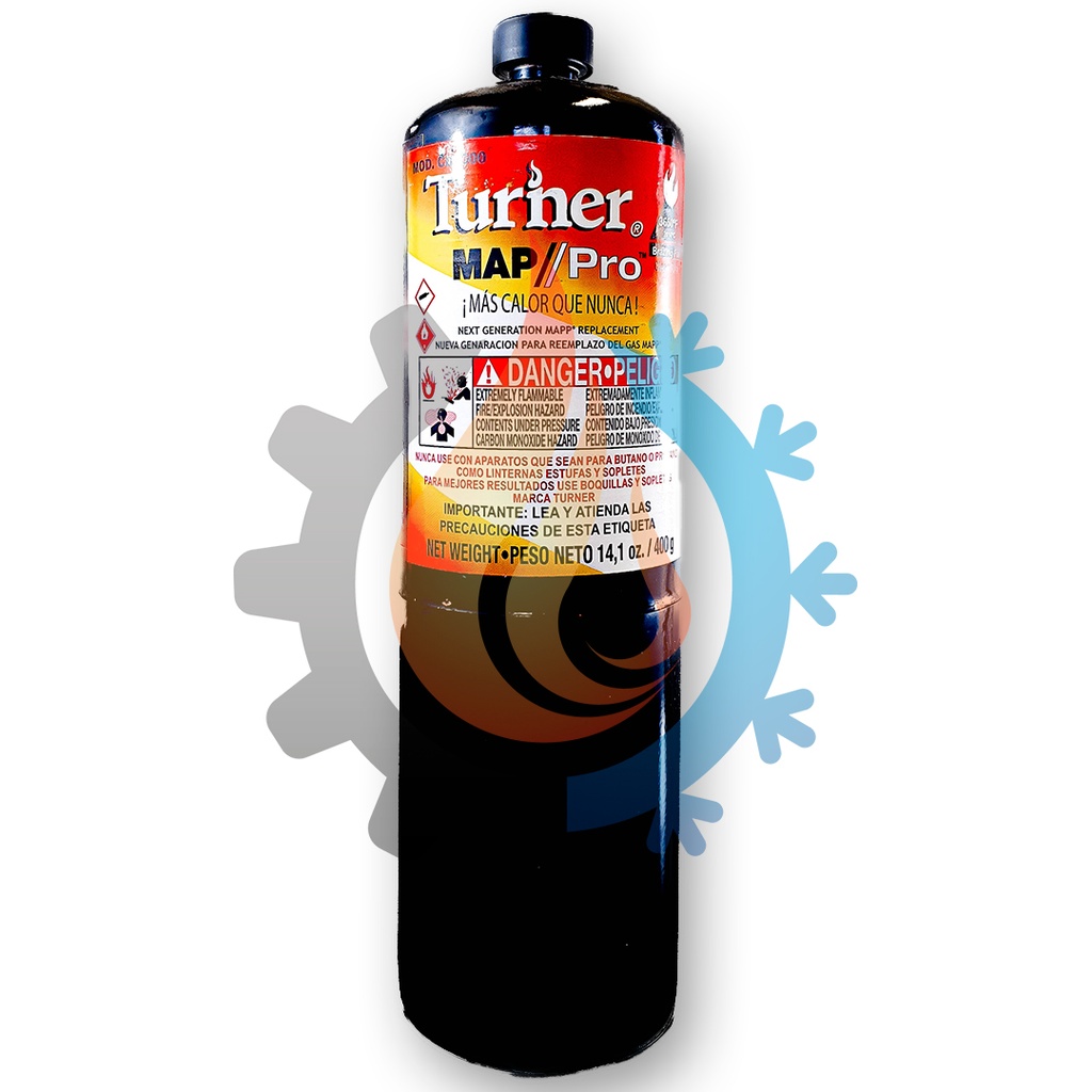 GAS TURNER NEGRO 14.1 OZ 3600F (PROPANO NEGRO) | OSEMIC SHOP